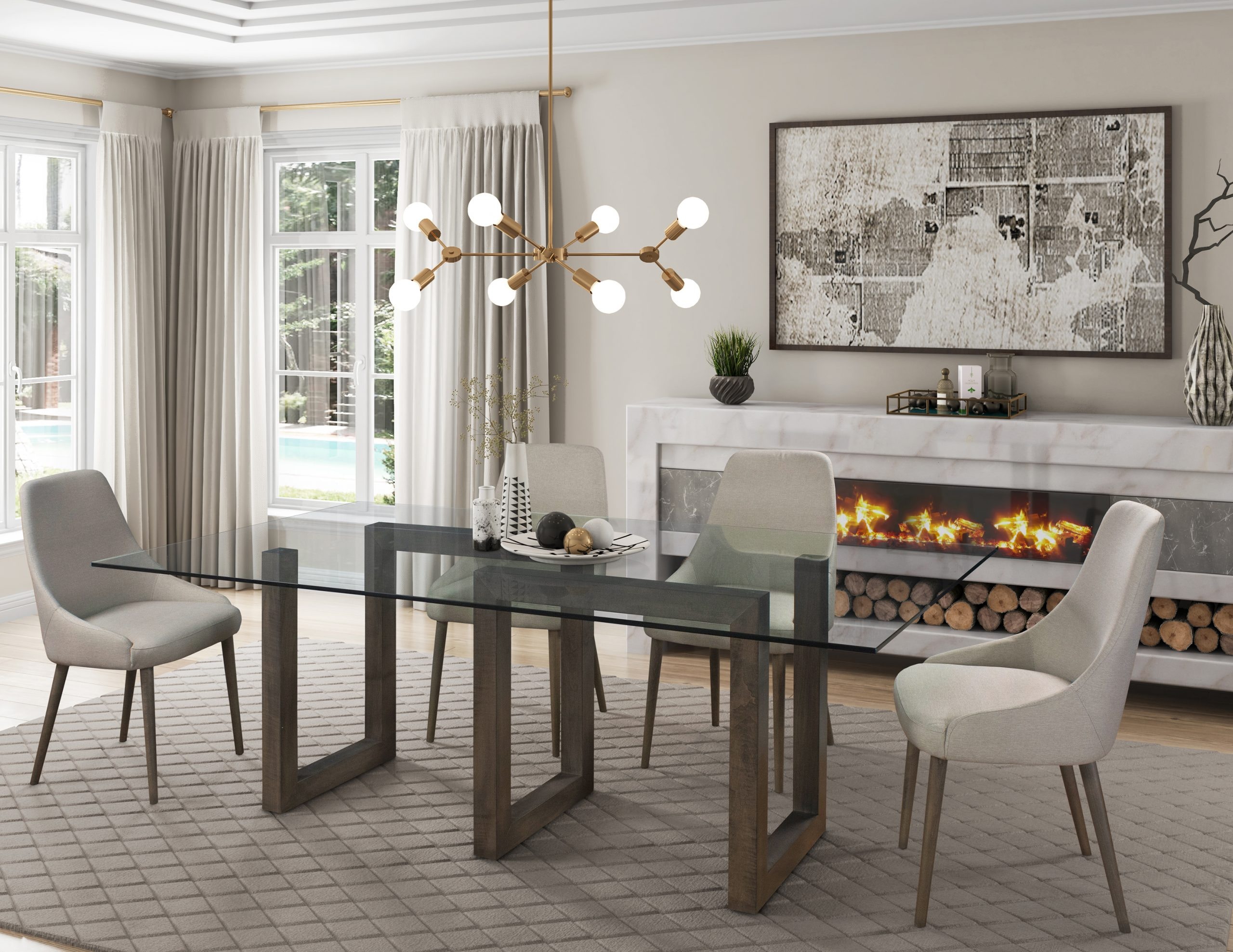 Saloom Casual Dining Serpent Dining Table GCFS 4472 SER - Studio 882 ...