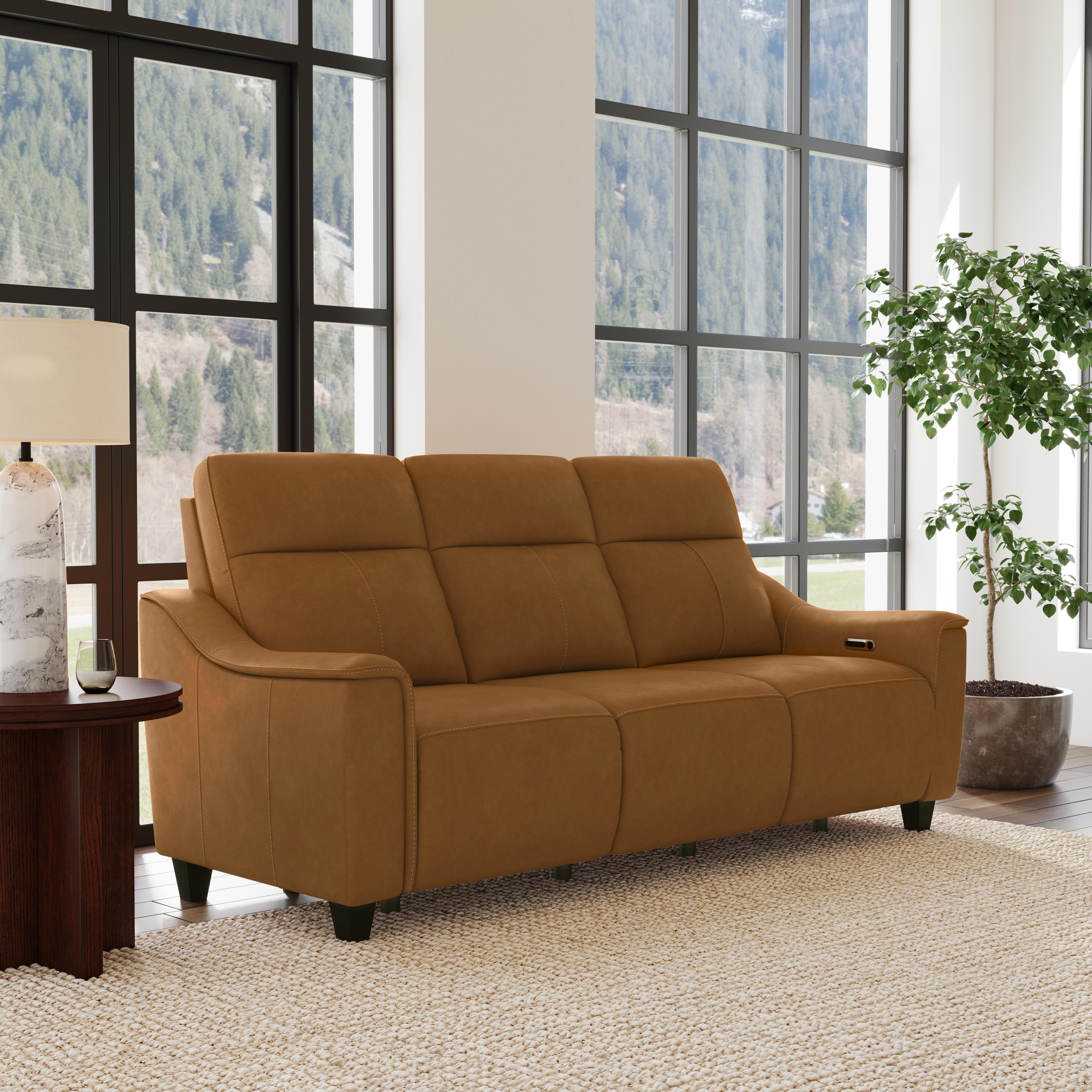 Flexsteel 1125-62PH/918-72 Walter Power Reclining Sofa with Power Headrests