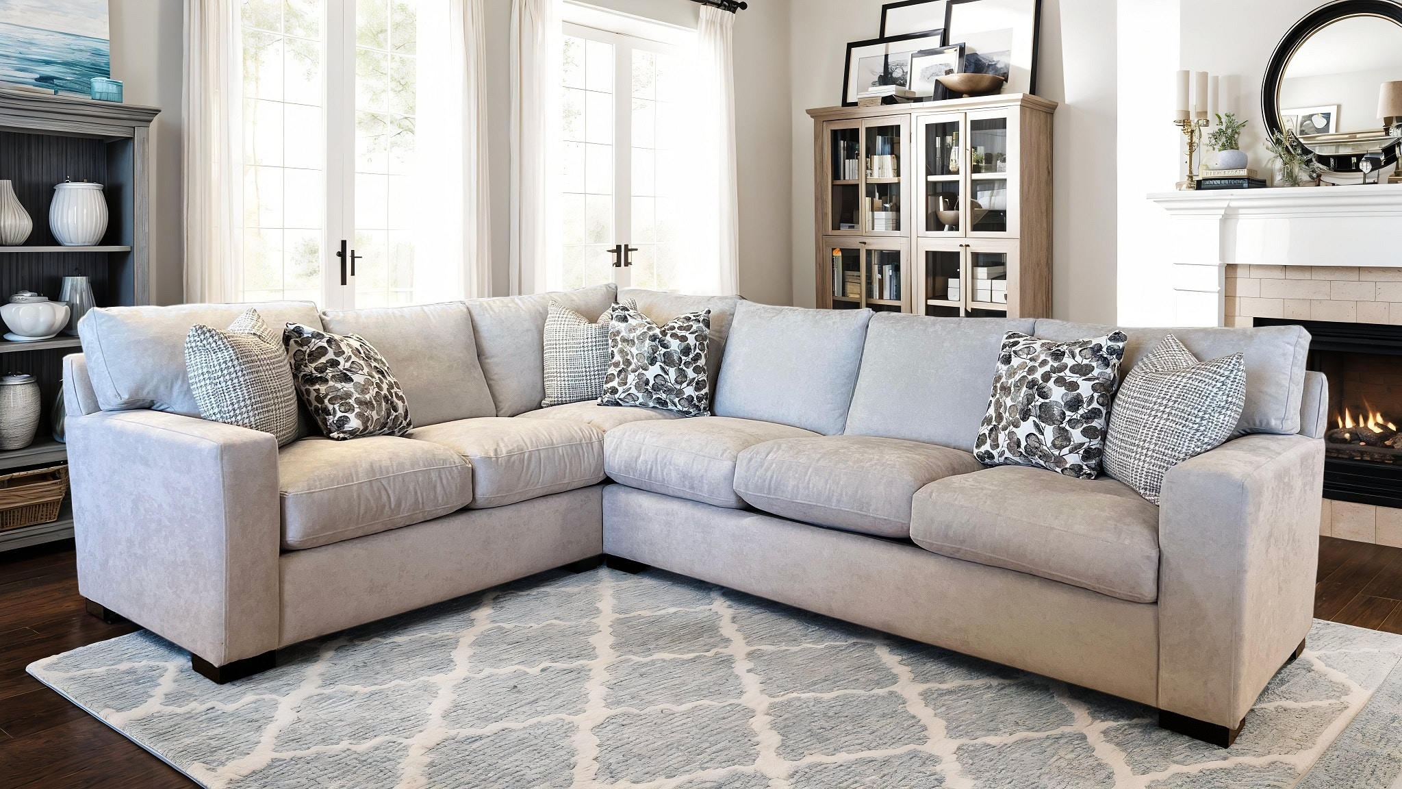 Stanton Furniture 471 2PC SENSDOVE 2 Piece Sectional