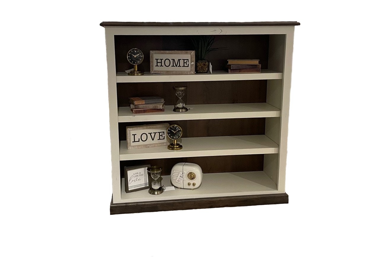 Woodley Brothers Mfg. Woodley's Two Tone Bookcases CCK-4848BK-2T Four ...