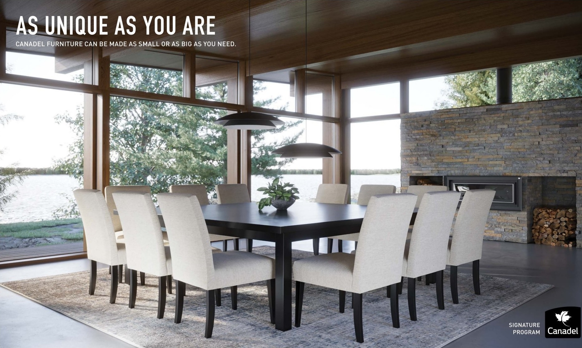 Canadel Canadel Customizable Dining Sets Signature Series Custom Size ...
