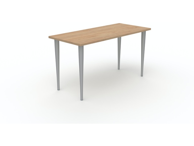 Willow 48 Inch Desk In Ginger And Silver