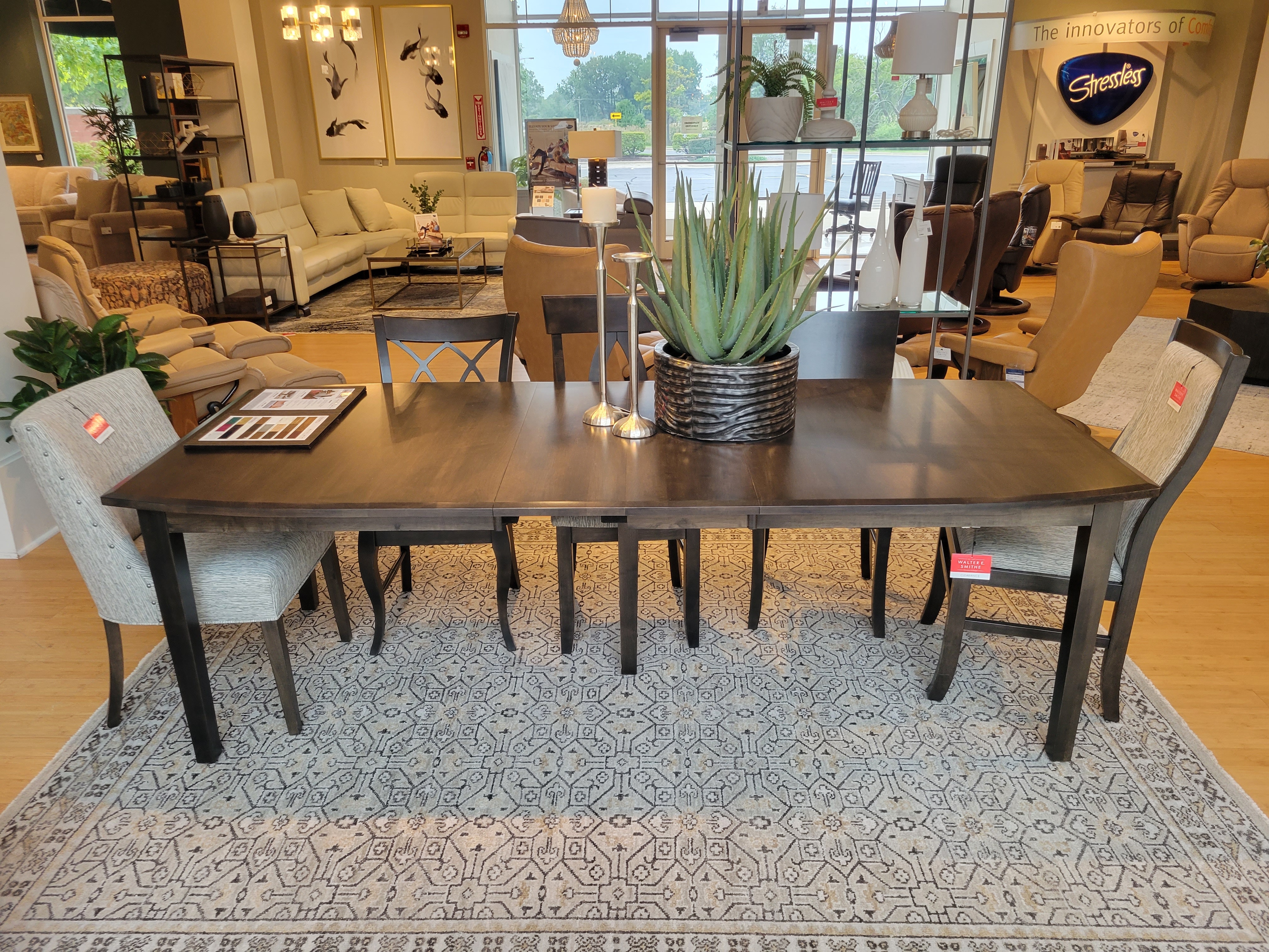 BOAT SHAPE DINING TABLE