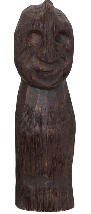 Hand Carved Mango Wood Figure, small