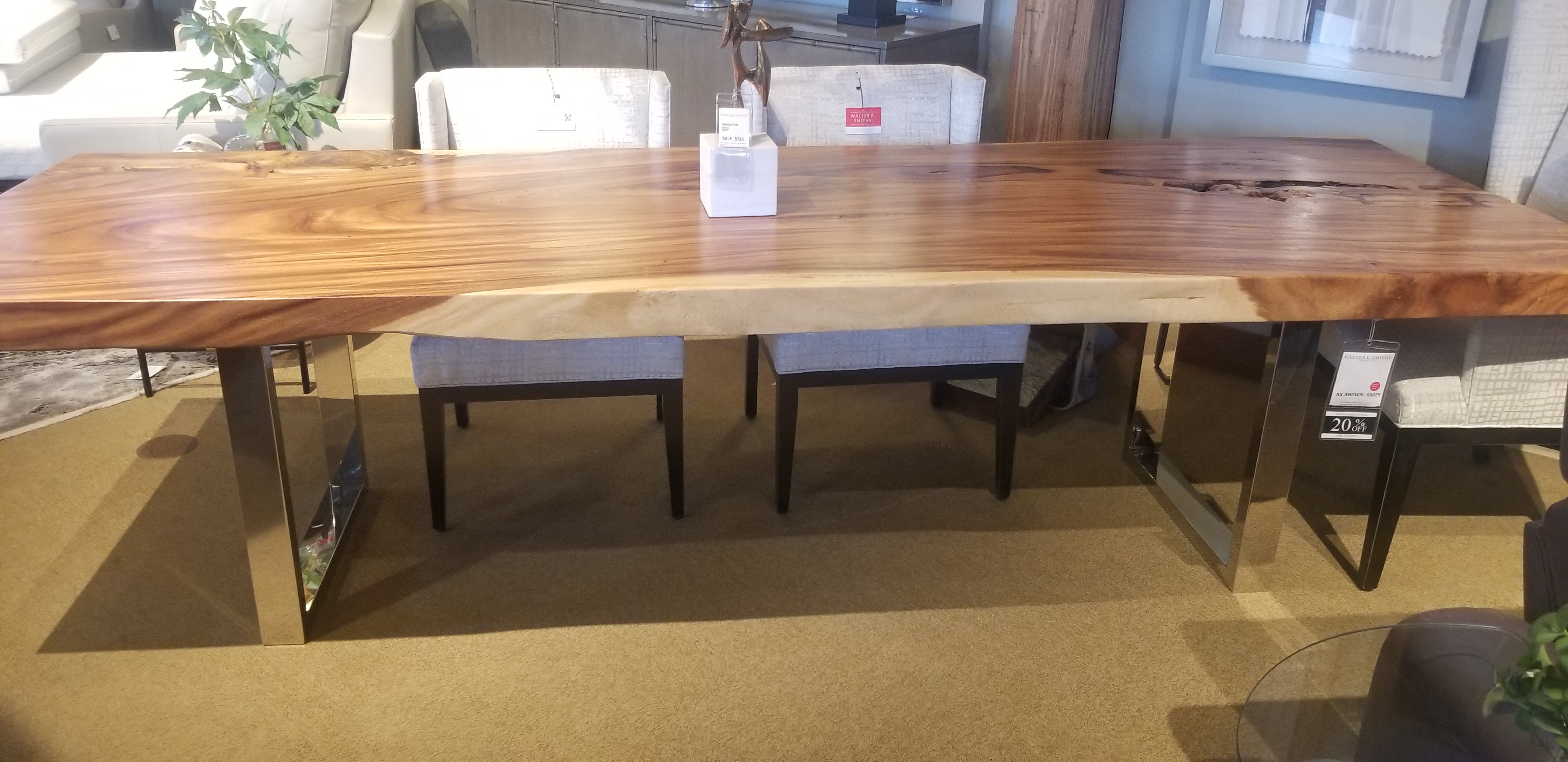 Chamcha Natural Edge Dining Table