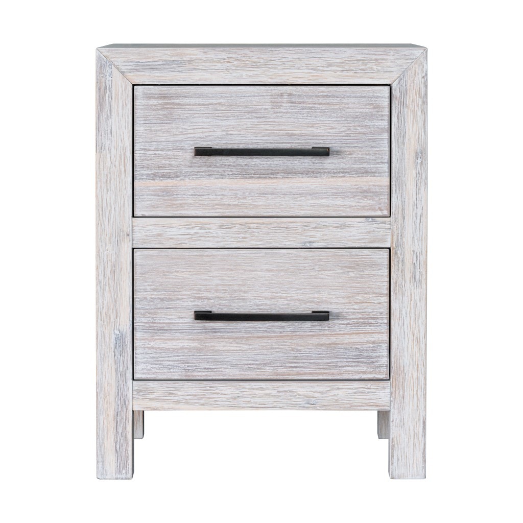 Hamilton 2 Drawer Night Stand Chalk White