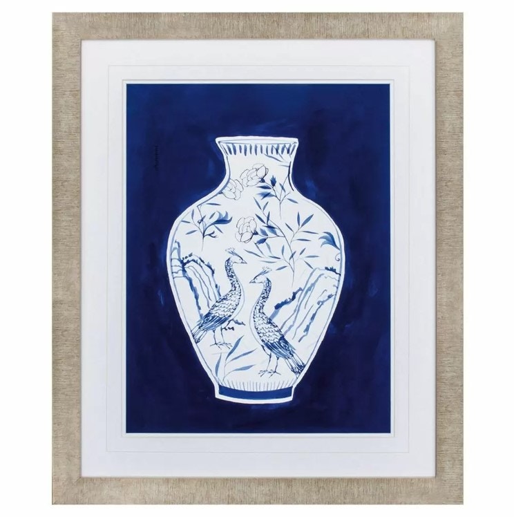 Indigo Porcelain Vase II