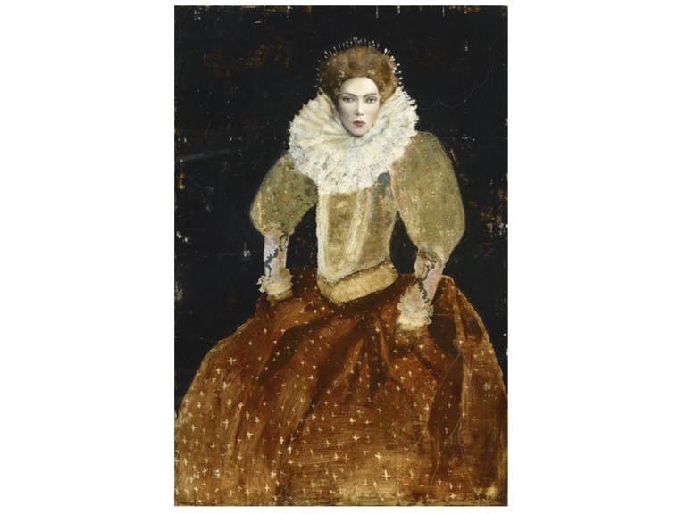 LADY IN WAITING PRINT