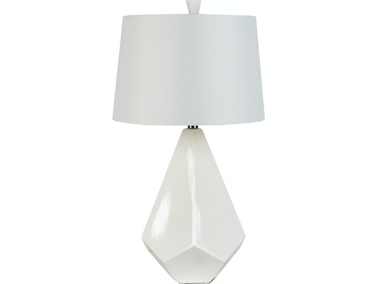 Enigma White Table Lamp