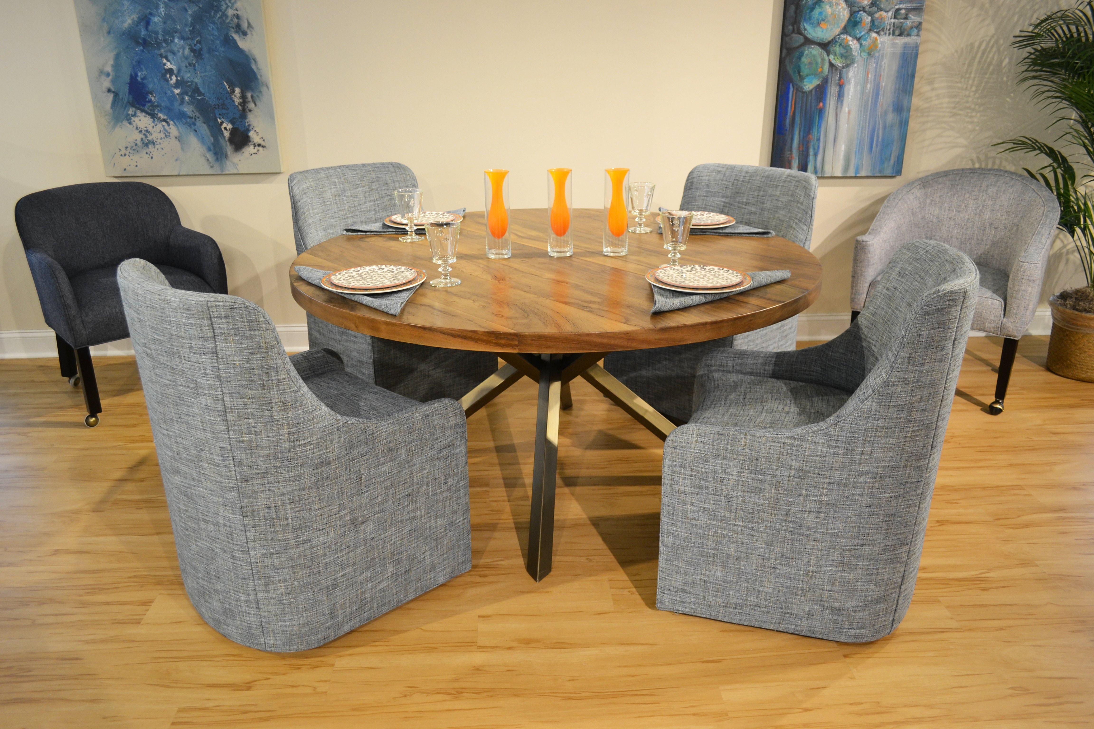 Designmaster 01-795 Casual Dining Southgate Castered Chair