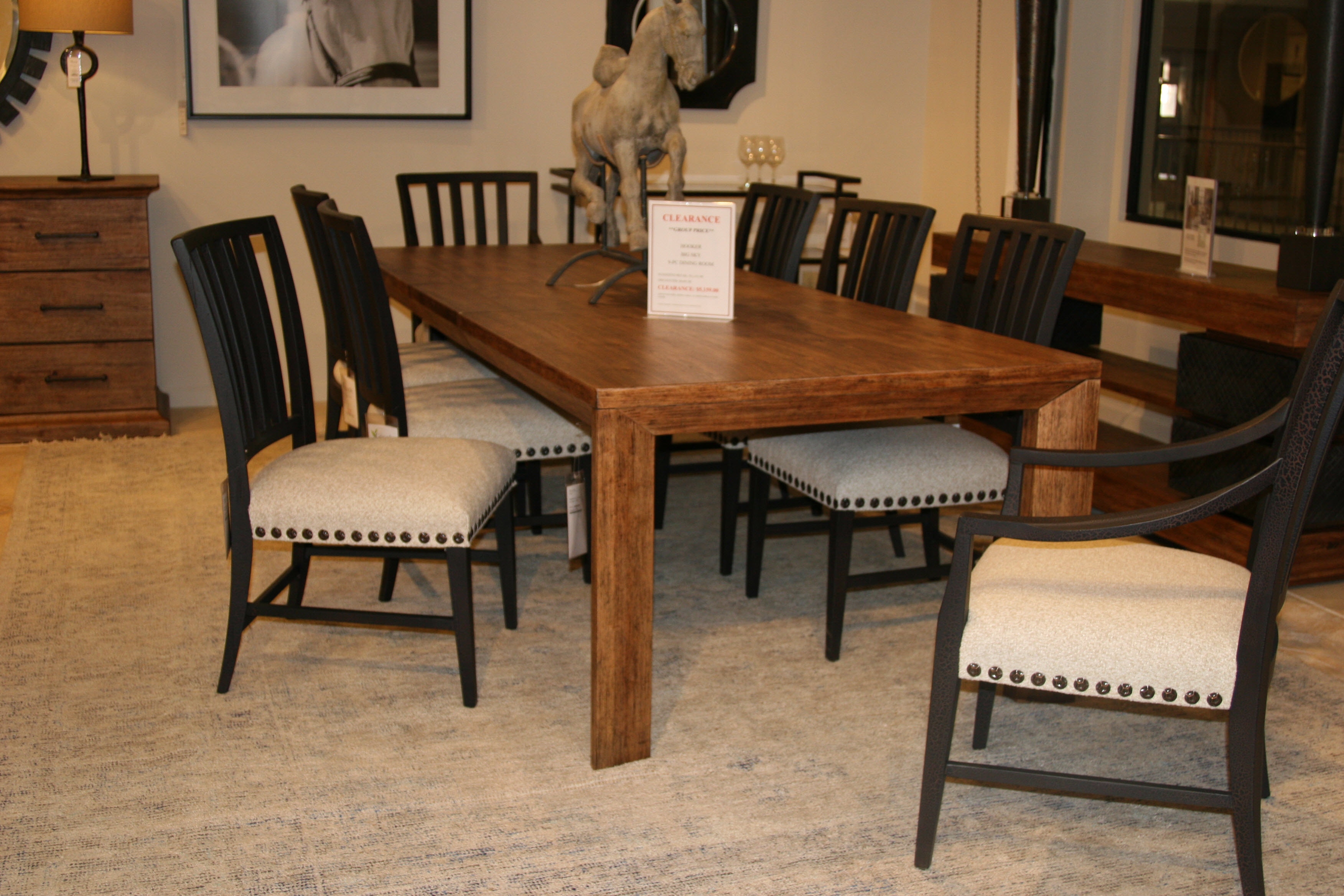 Clearance dining furniture store