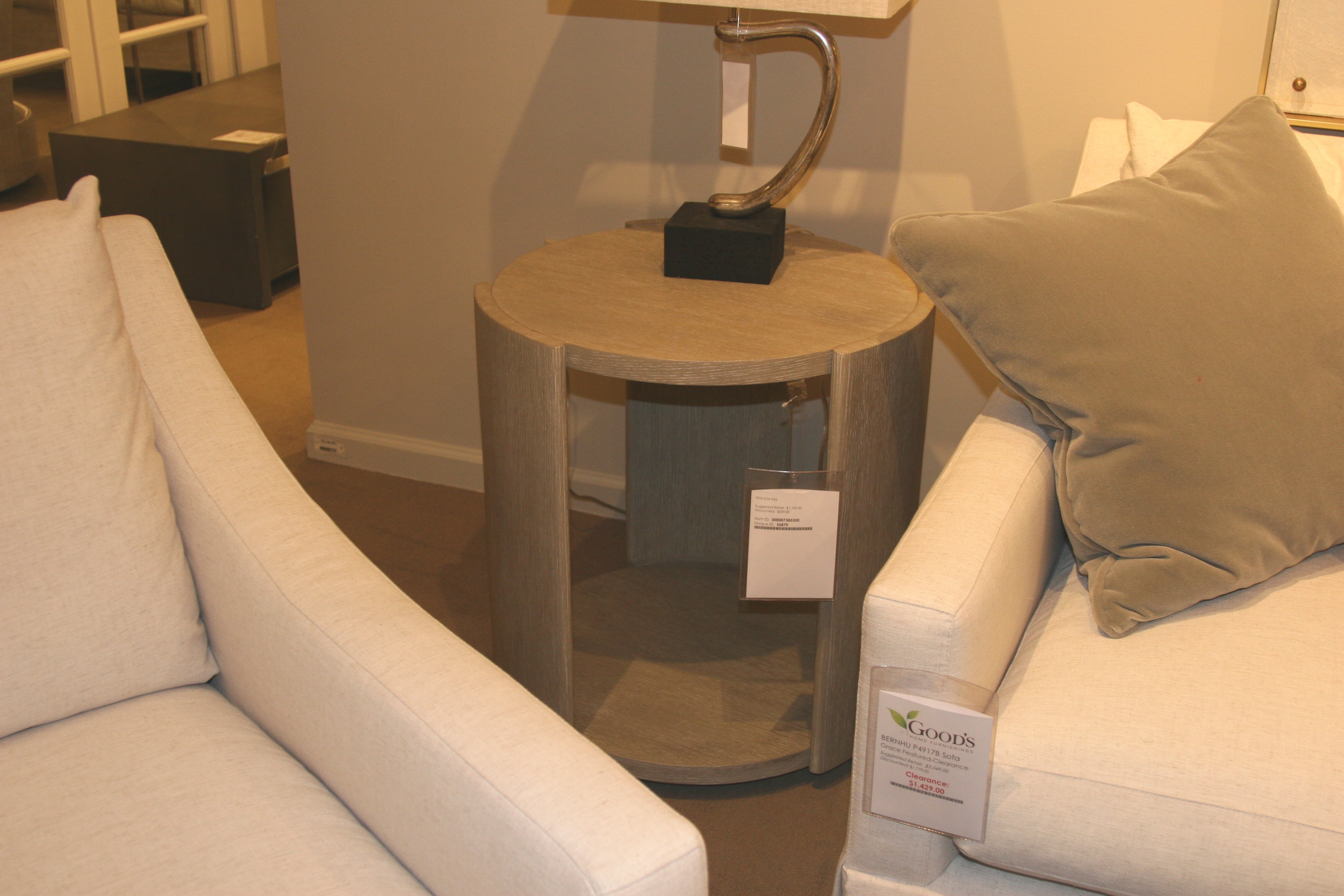 Bernhardt 334126-Clearance Living Room Arcadia Side Table