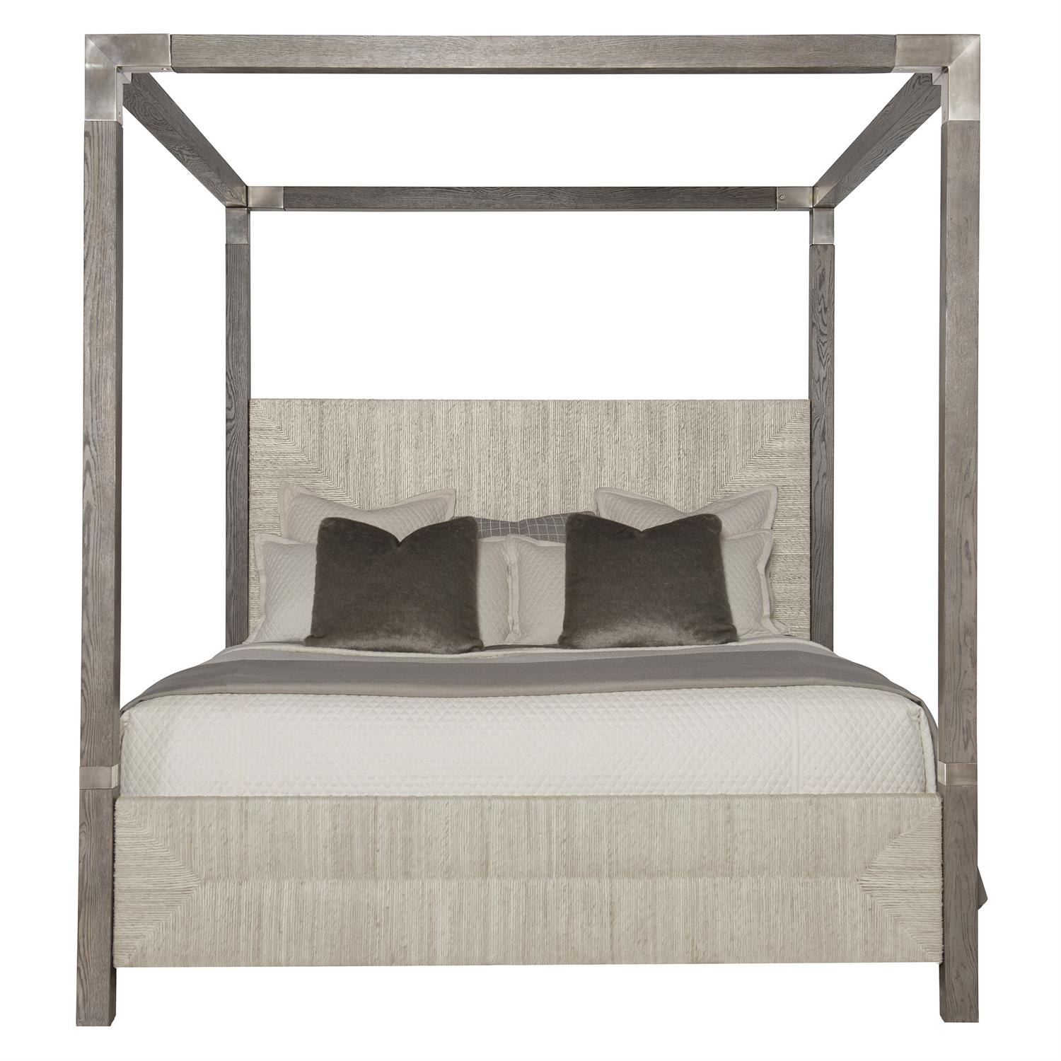 Palma upholstered canopy bed store