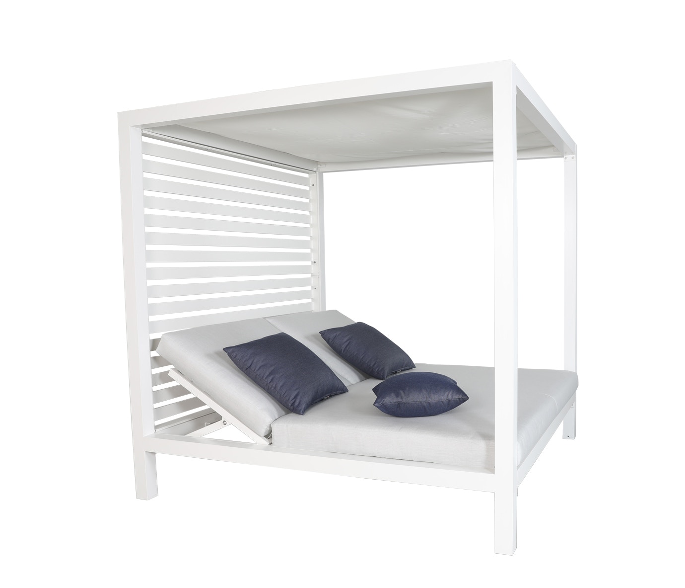 CabanaCoast Furniture 33060SRBP-WH Outdoor Muse Cabana Daybed SRBP
