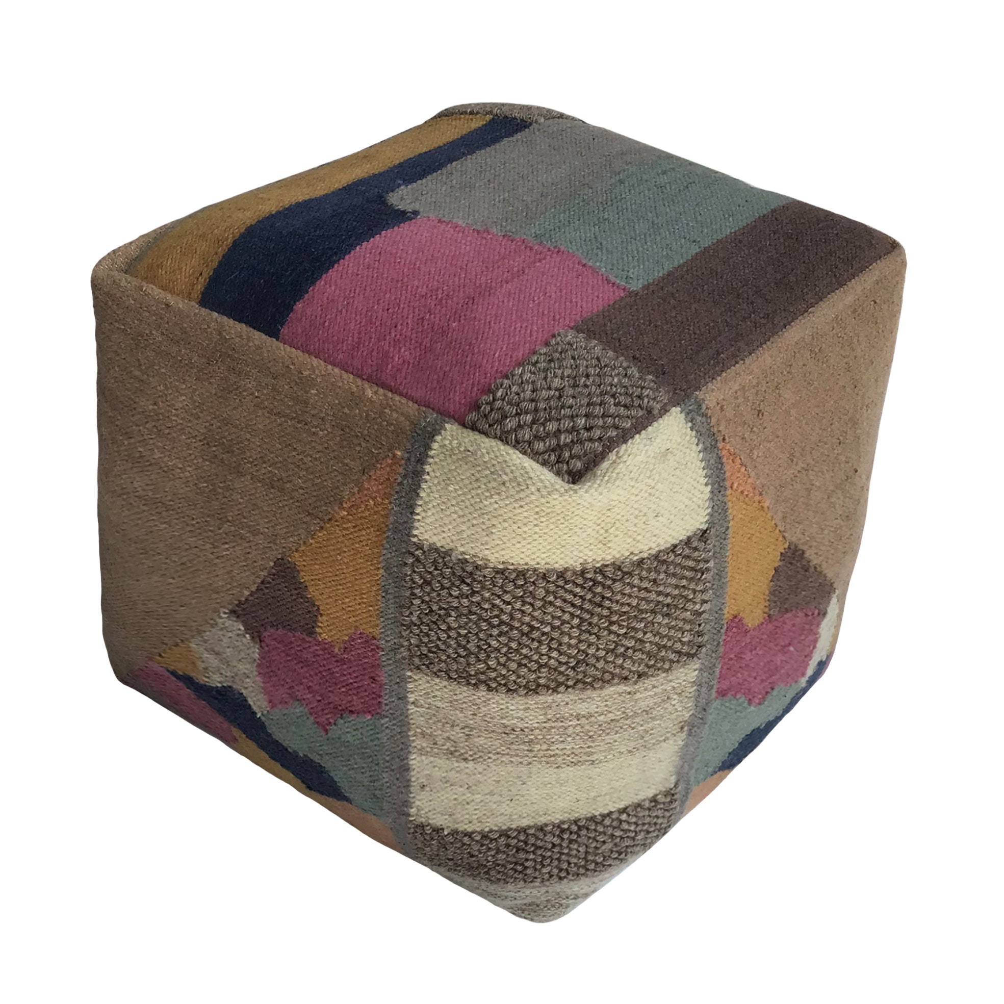 Dovetail Furniture DOV4150 Living Room Helios Pouf