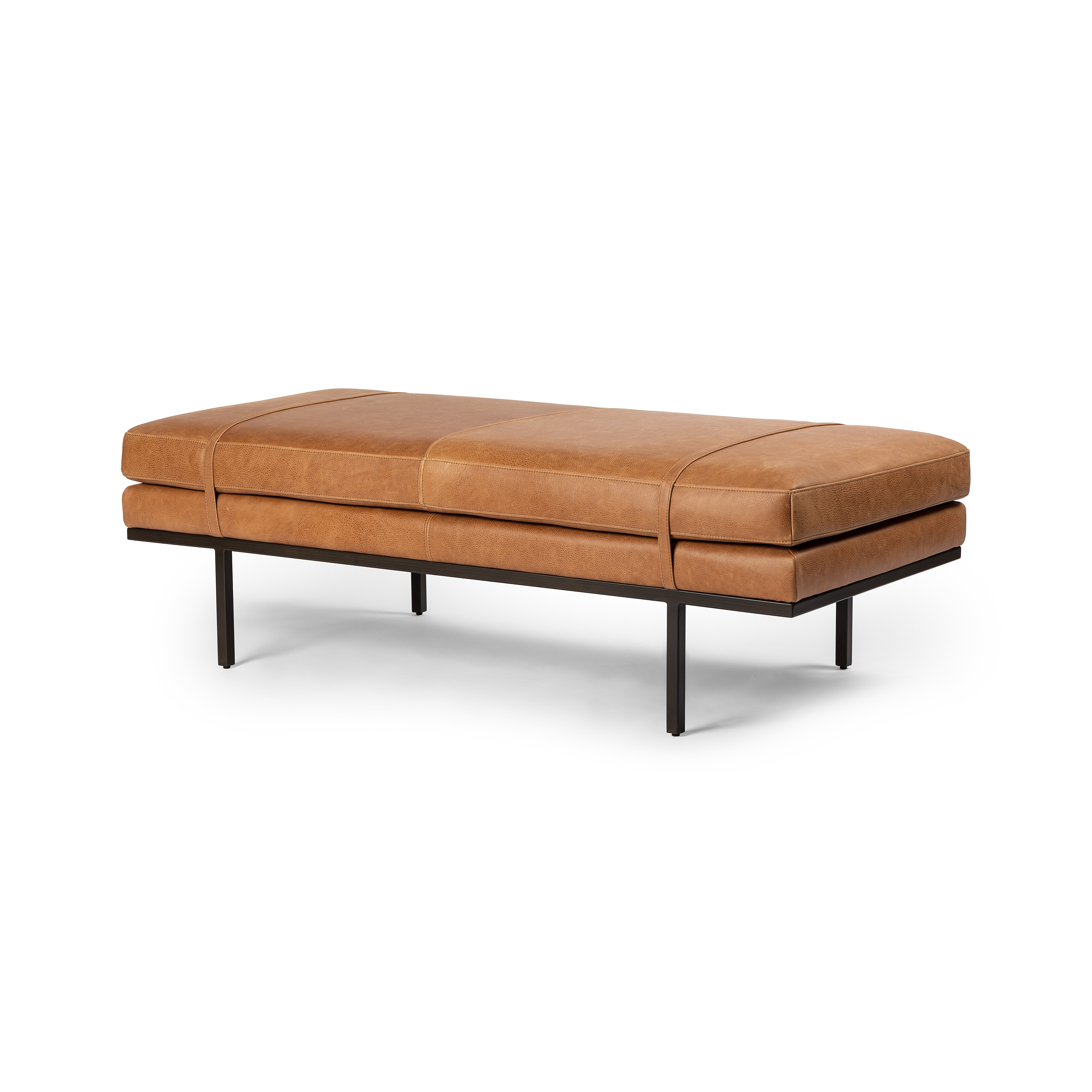 Four Hands Furniture 108840-005 Bedroom Harris Accent Bench-Palermo Cognac