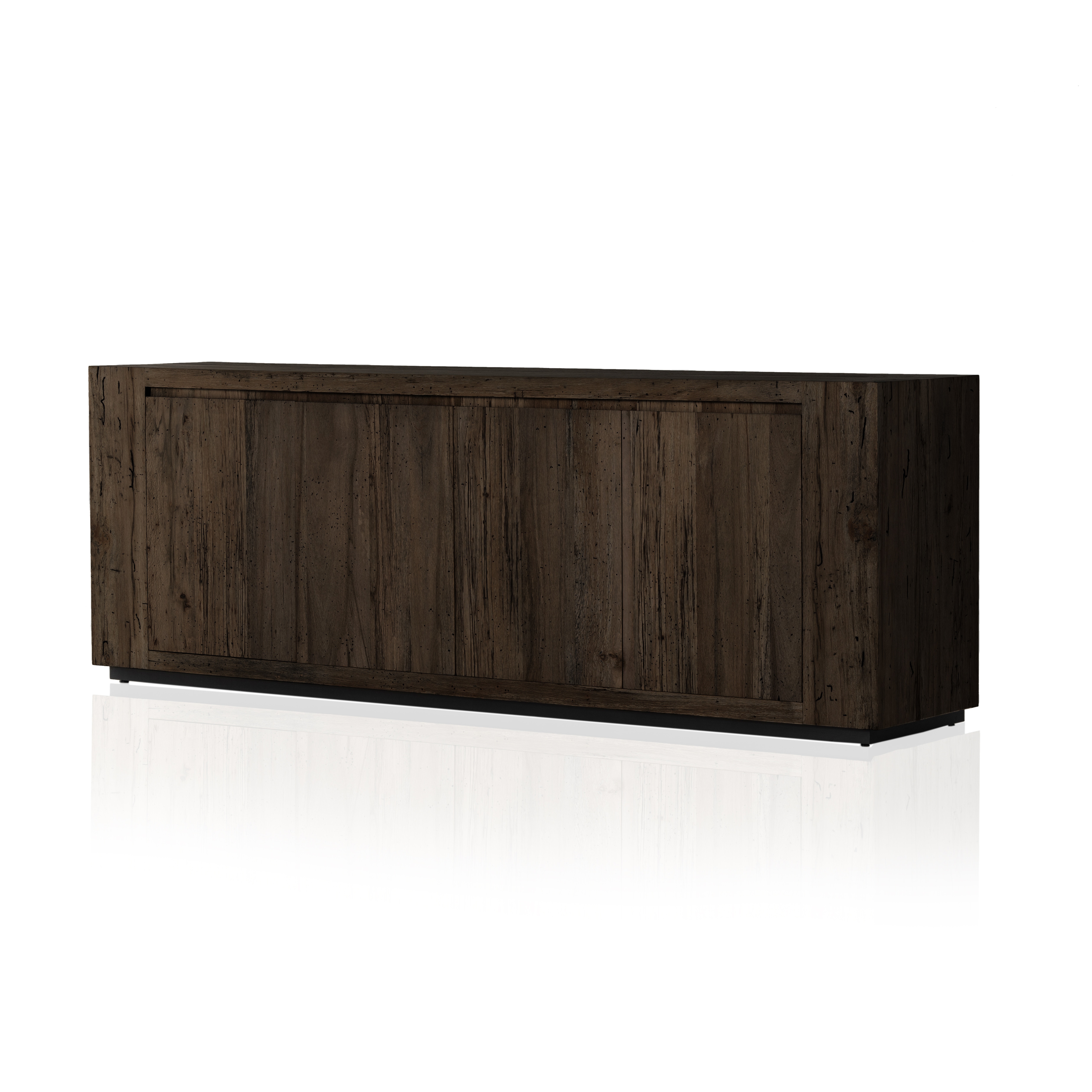 Four Hands Furniture 229169-003 Casual Dining Abaso Sideboard-Ebony Rustic