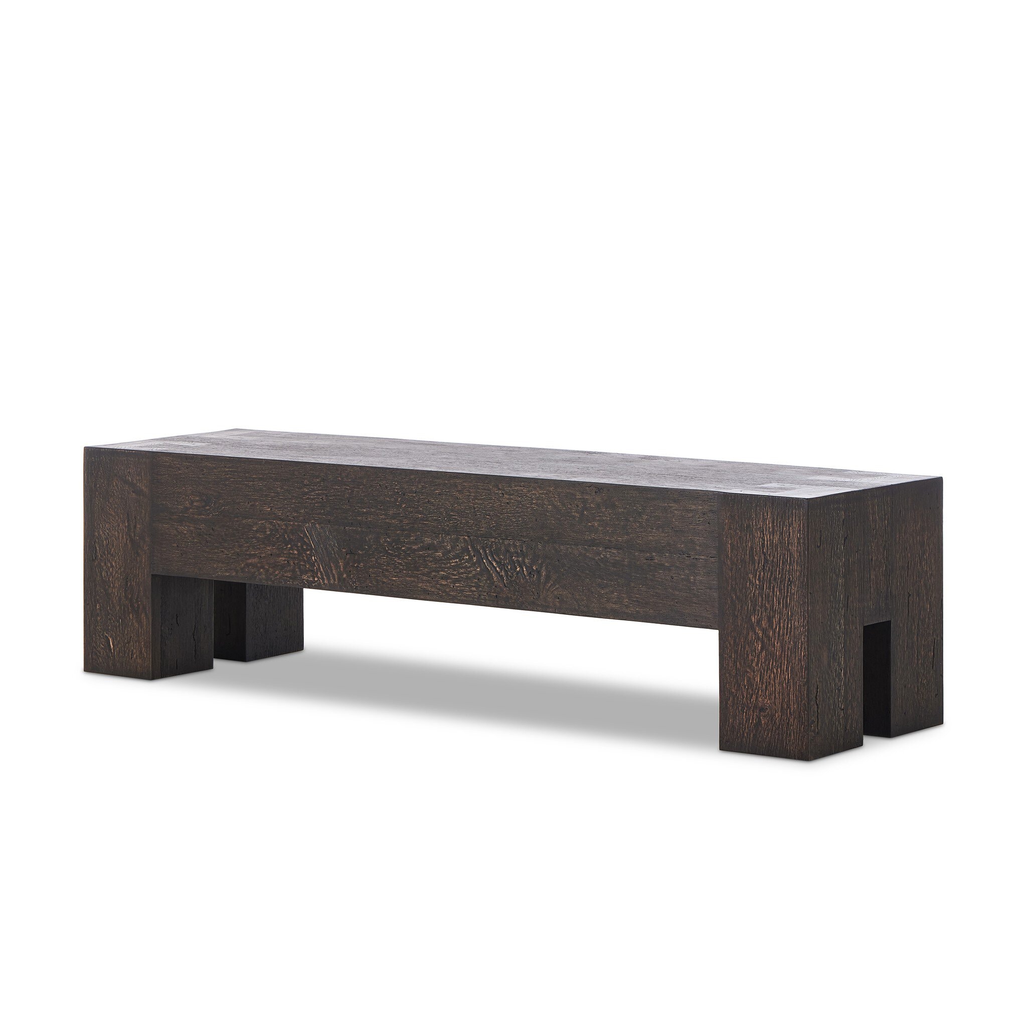 Four Hands Furniture 239396-002 Bedroom Abaso Accent Bench - Ebony ...