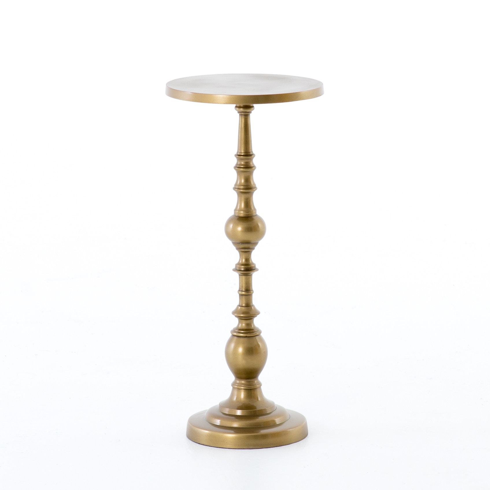 Four Hands Furniture IASR-077 Living Room Calhoun End Table-Antique Brass
