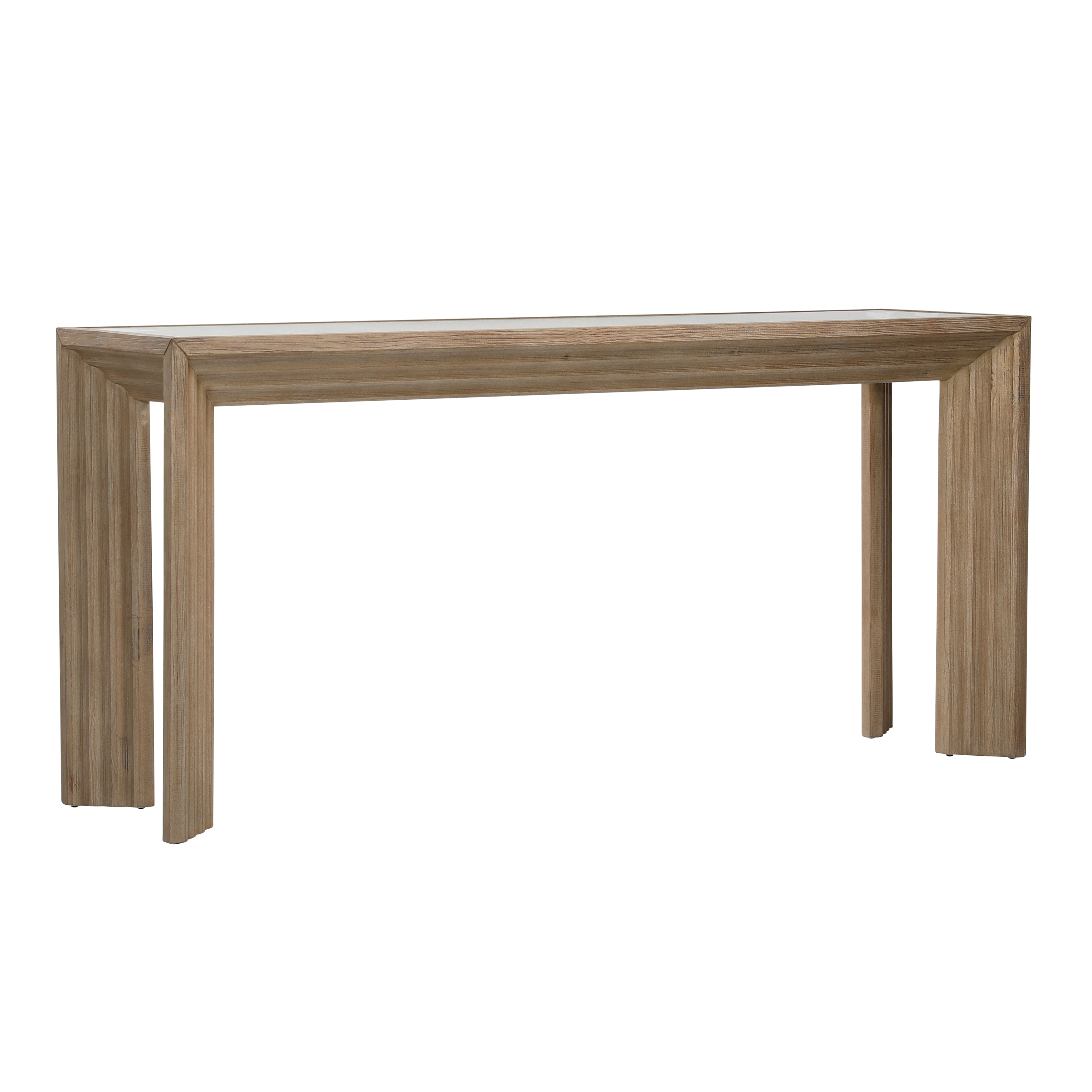 Dovetail Furniture DOV18181-LTWW Living Room Marva Console Table