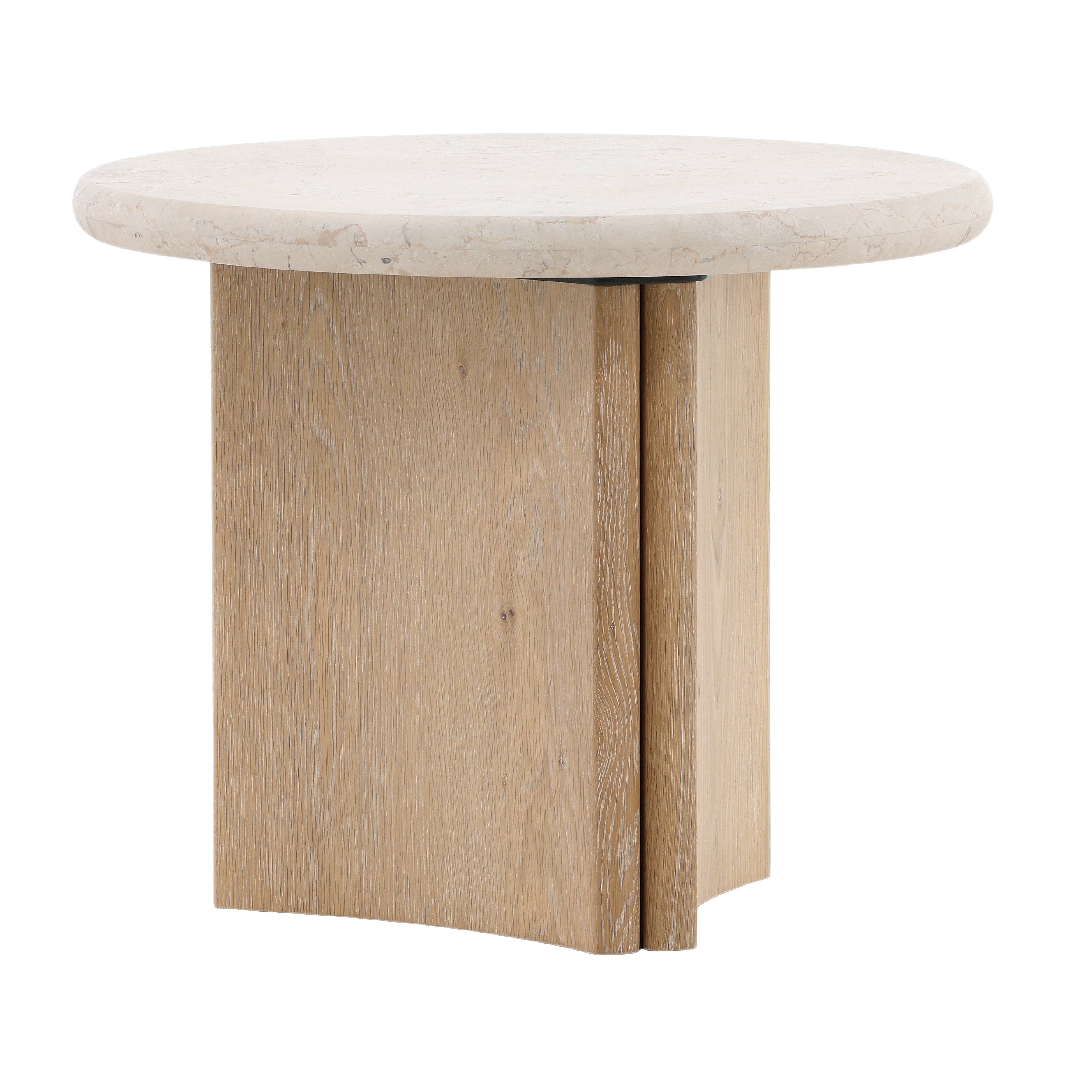 Dovetail Furniture DOV73009-NATL Living Room Oja Side Table