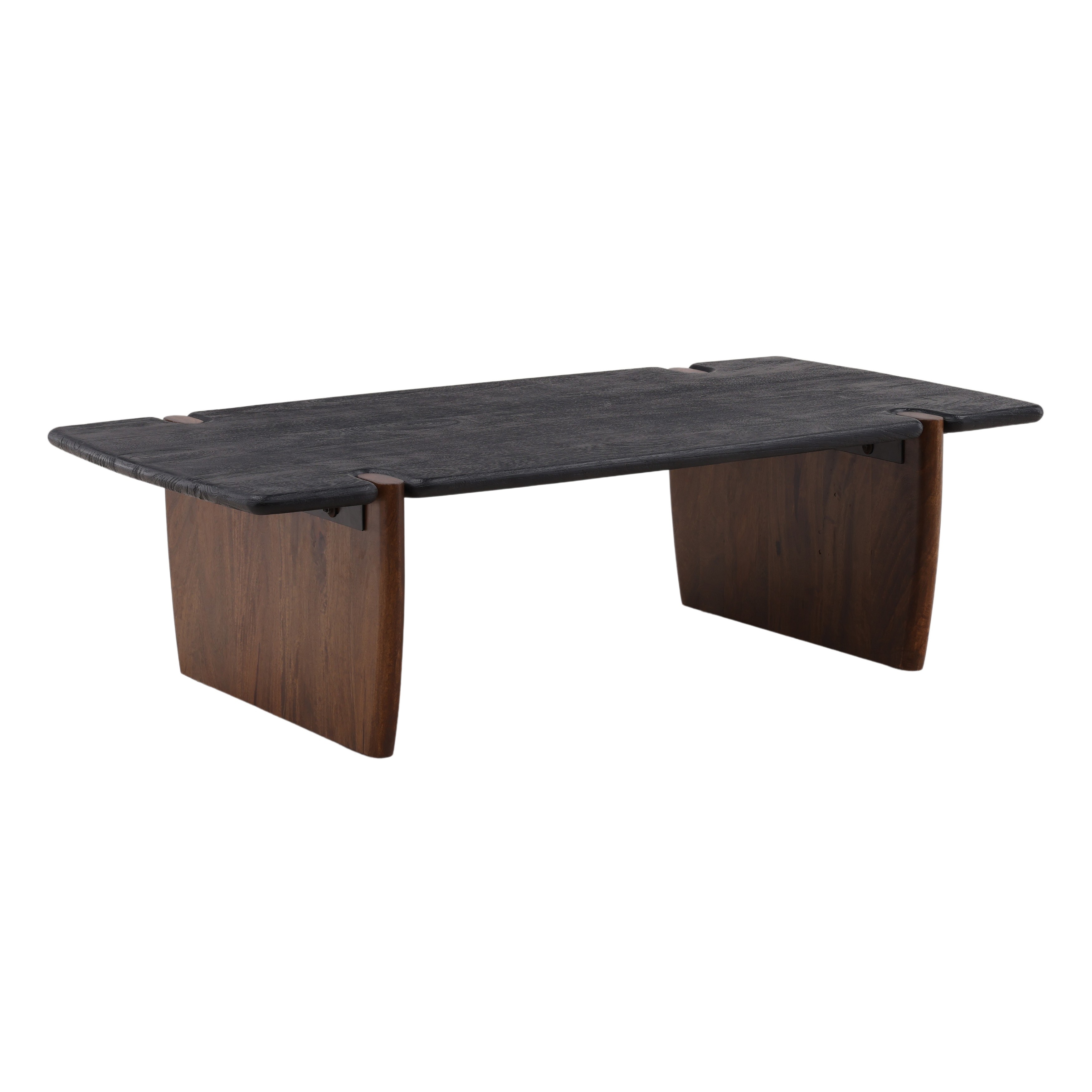 Dovetail Furniture DOV16517-BLCK Living Room Trinh Coffee Table