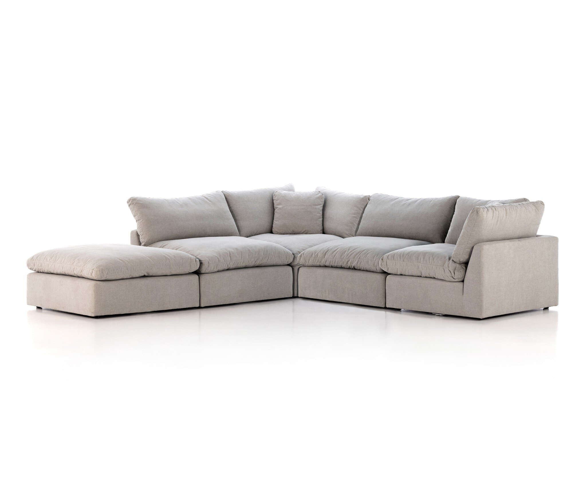 Four Hands Furniture 232451-002 Living Room Stevie 4pc Laf Sectional ...