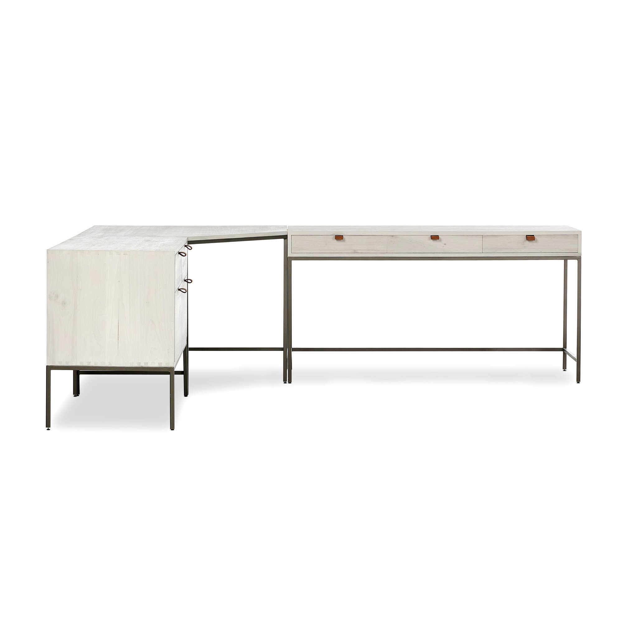 Four Hands Furniture 246882-003 Home Office Trey Desk System With Wide ...