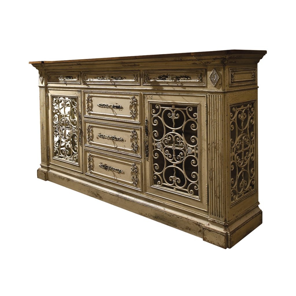 Habersham Furniture 23-1226 Casual Dining Monaco Sideboard/Curio