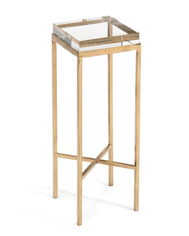 John Richard JFD-0121 Living Room Glass Block Martini Table