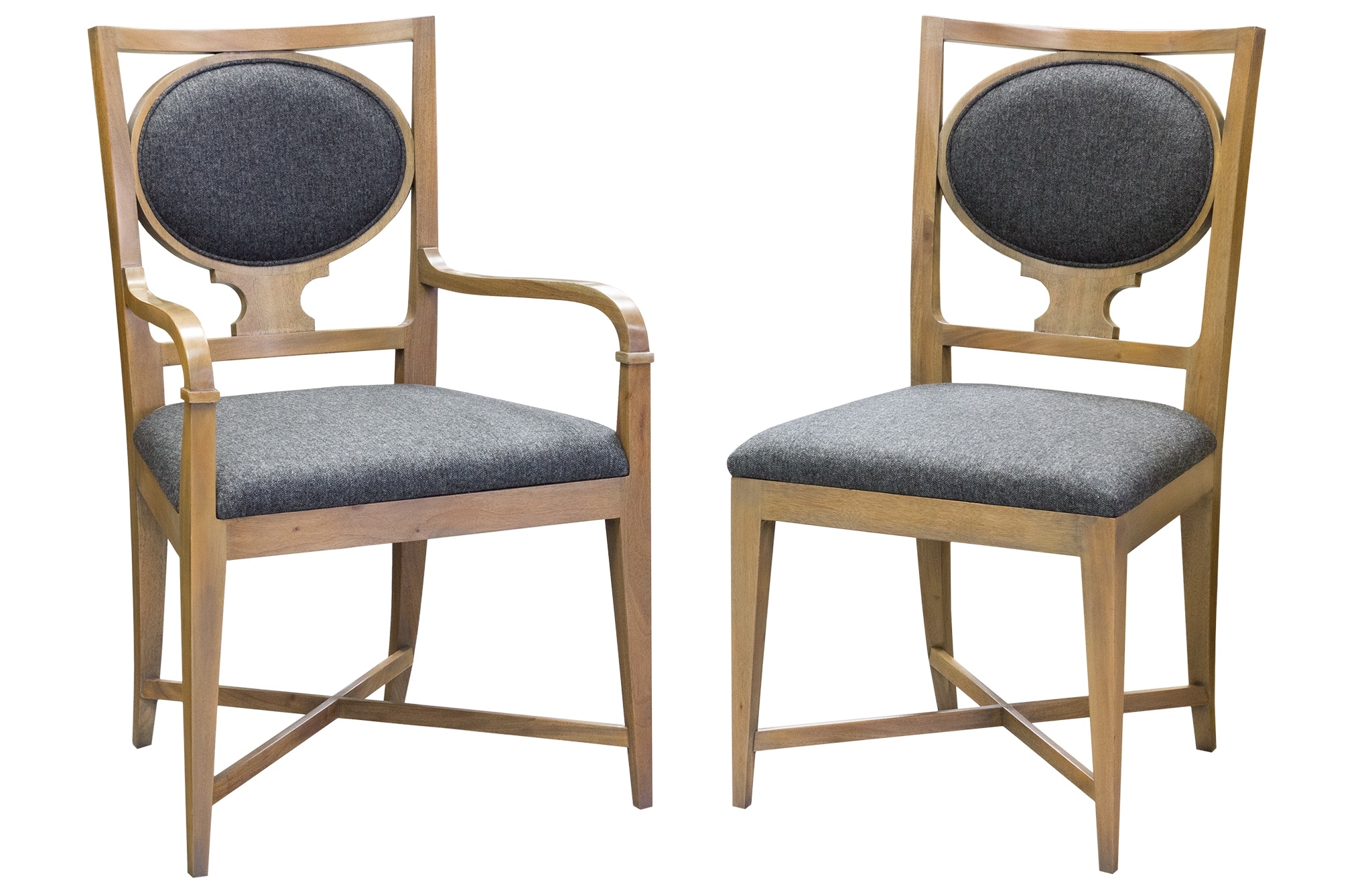 Councill Furniture C22-073 Dining Room Catherine Oval Back Arm Chair
