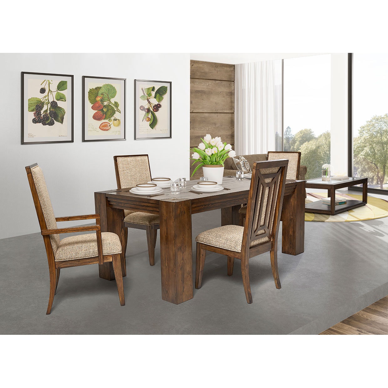 4 leg dining table store
