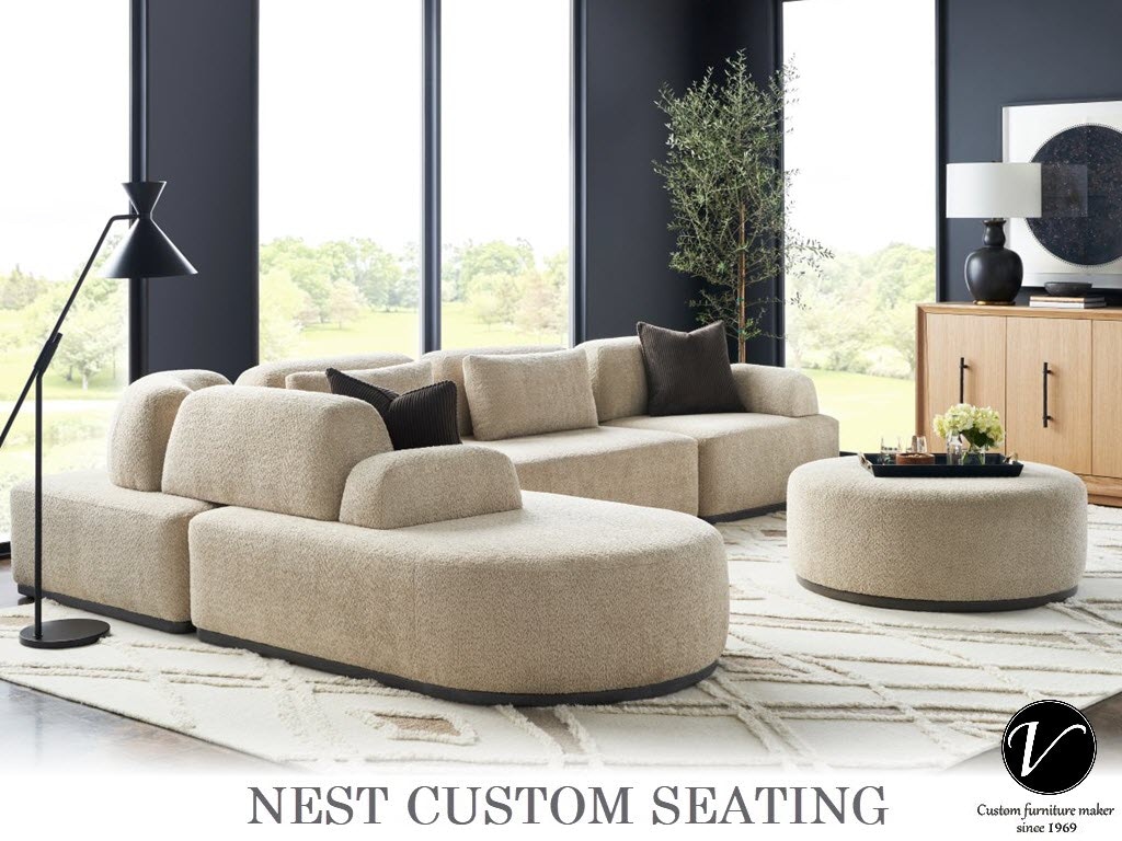 Vanguard Nest-Custom-Seating Living Room Custom Furniture