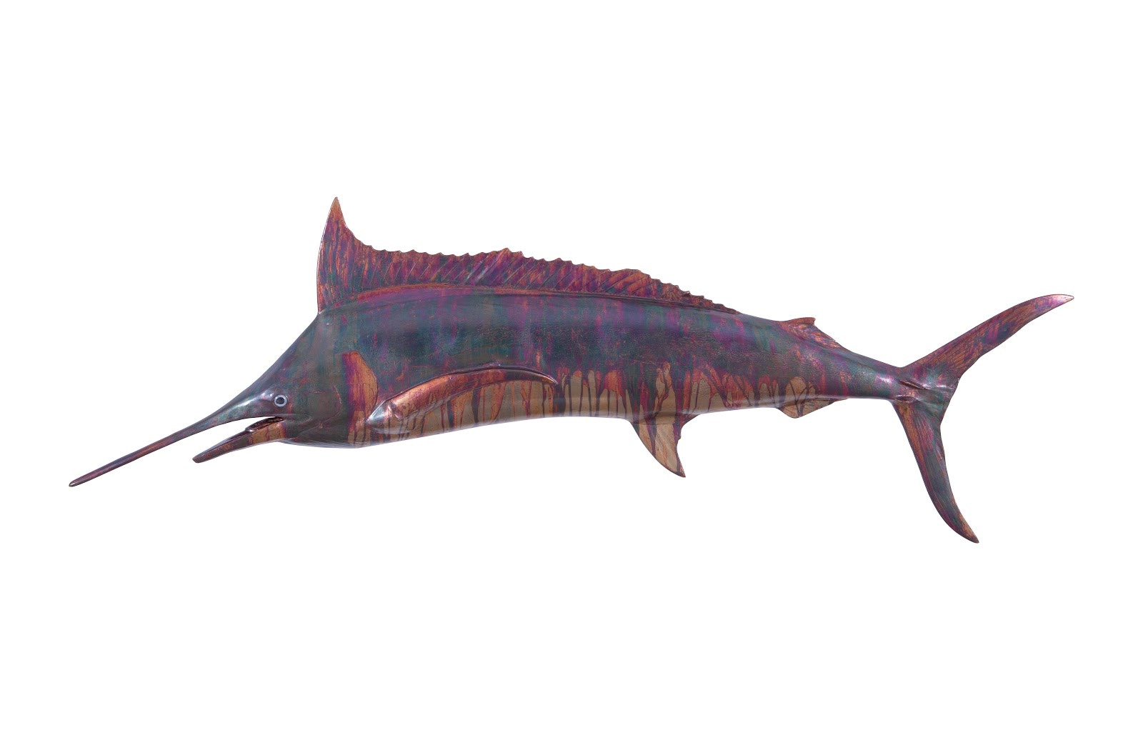 Phillips Collection PH100654 Blue Marlin Fish Wall Sculpture