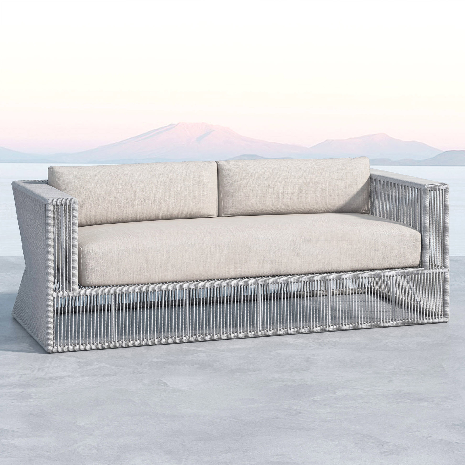 Sunset West Furniture 4401-23 Outdoor Miami Sofa