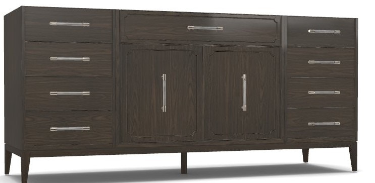 Vanguard VA04L Bathroom Tilli Vanity with 7 Tapered Leg