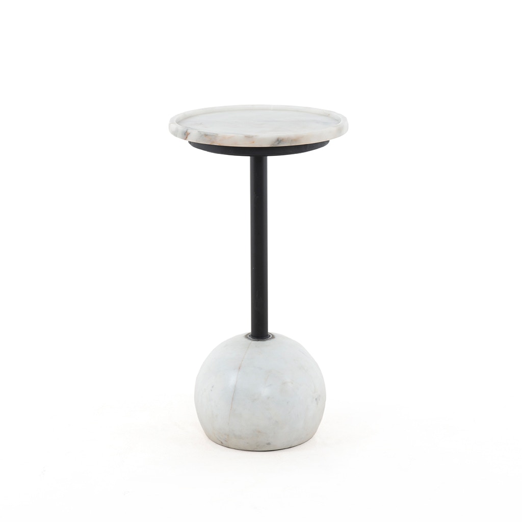 Four Hands Living Room VIOLA ACCENT TABLE-WHITE 32425 - Kittle's ...