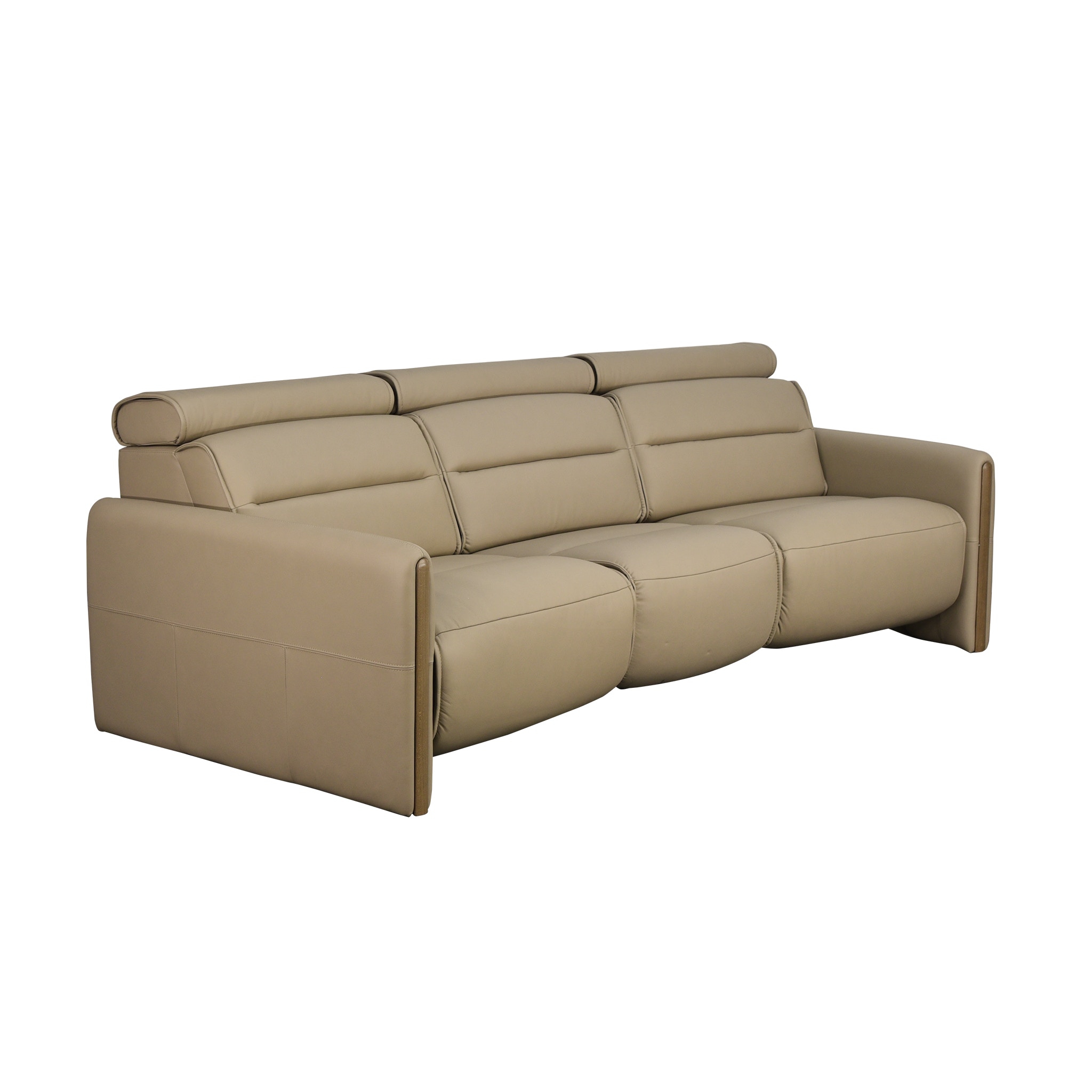 Stressless by Ekornes Living Room EMILY V2 WOOD ANGLED SOFA-P1 46712 ...