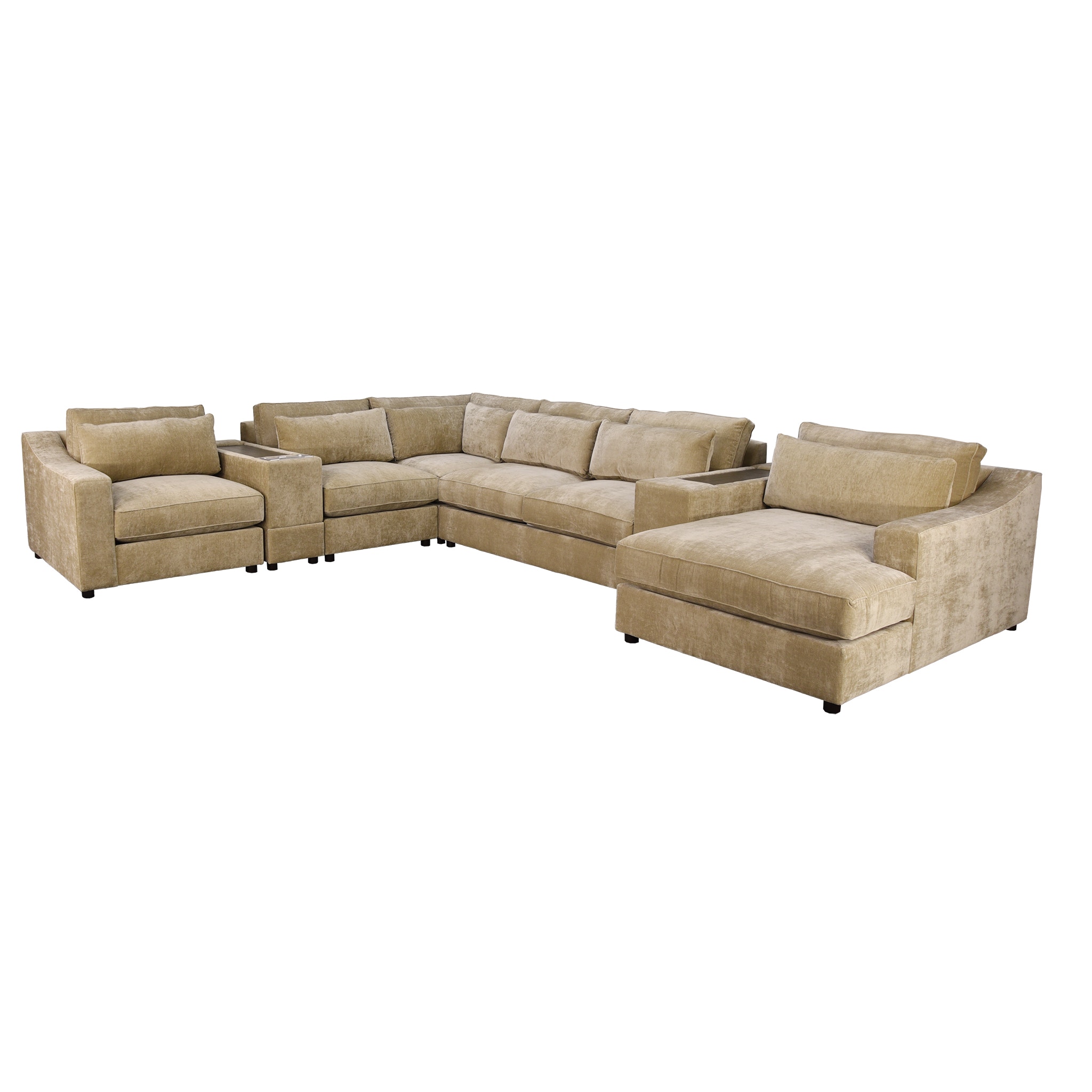 Max Home Living Room SOUND LOUNGE 7PC SECTIONAL 48868 - Kittle's ...