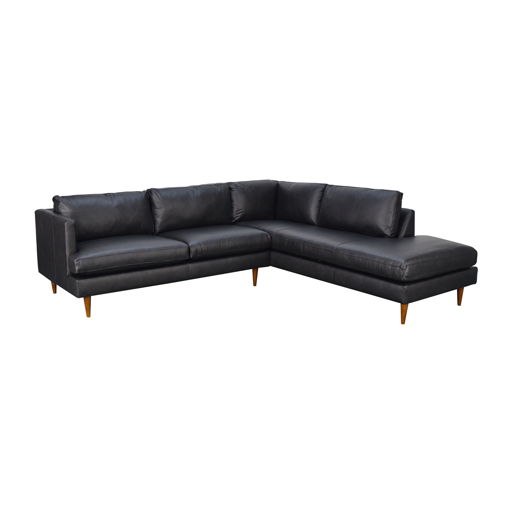 Max Home Living Room MIDLAND 2PC LEATHER SECTIONAL 50513 - Kittle's ...